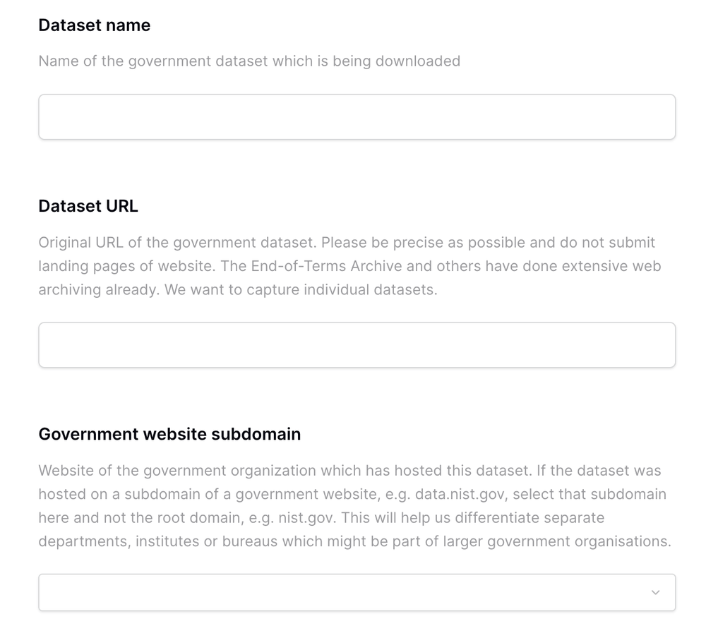 The Data Rescue Tracker